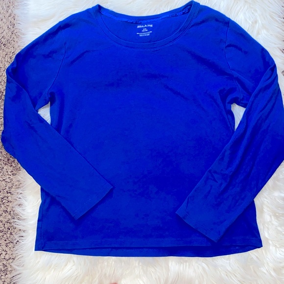 White Stag | Tops | White Stag Royal Blue Long Sleeve Top | Poshmark